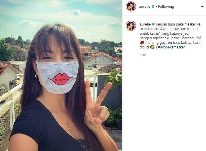 Ana-ana Bae, Aurelie Moeremans Pakai Masker dari Celana Dalamnya – delik.tv
